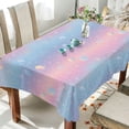 60x120in Square Printed Tablecloth Easy-Care Decorative Table Cloth for ...