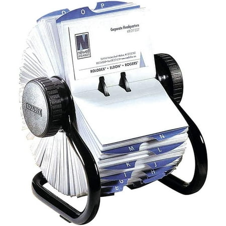 Rolodex Open Rotary Business Card File with 200 2-5/8 by 4 inch Card ...