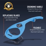BakBlade 2.0 Mens Back Shaver with 2 Blade Refills, Ergonomic Razor for ...