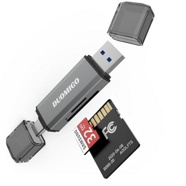 Vivitar Mobile Micro SD Compact Flash Card Reader with USB Adapter for ...
