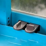 Adjustable Door/Window Lock Stopper, Rubber Covered, Pack of 2 ...