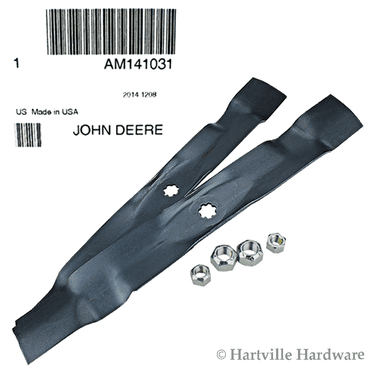 John Deere Original Equipment Mower Blade Kit #AM141033 - Walmart.com