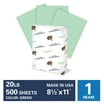 Sparco Premium Grade Pastel Color Copy Paper, 8.5" x 11", 20 lb., Blue ...
