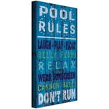 Pool Rules Wall Art - Walmart.com