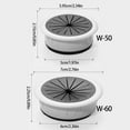 4Pcs Desktop Wire Hole Cover Computer Grommet Line Box Desk Table Cable ...