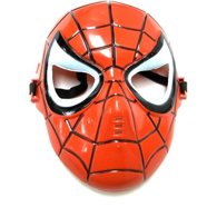 Disguise Spider-Man Red Vinyl Halloween Costume Mask, for Adult ...