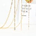 Brass Paperclip Chains Flat Oval Drawn Elongated Cable Chains Soldered ...