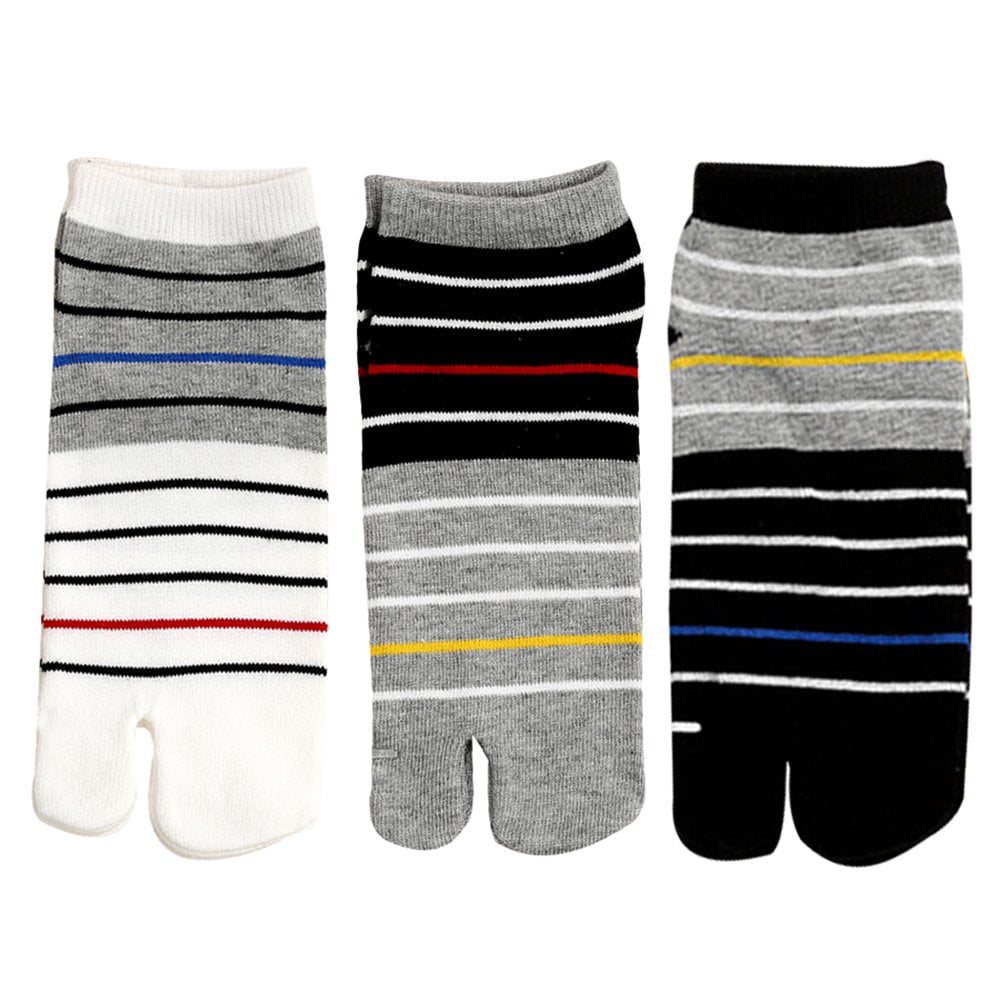 Click here for Generic 3 Pairs Flip Flop Socks Creative Stripe Co... prices