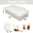 Clear Grid Plastic Jewelry Storage Box, DIY Display Case for Beads ...