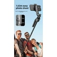 AI Auto-Tracking Selfie Stick Tripod with Fill Light & Bluetooth Remote ...