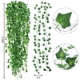 14pcs 98 Feet Fake Vines for Room Decor Artificial Ivy Leaves Hanging ...