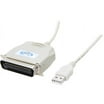 StarTech.com ICUSB1284D25 6ft USB to Parallel Printer Adapter Cable ...