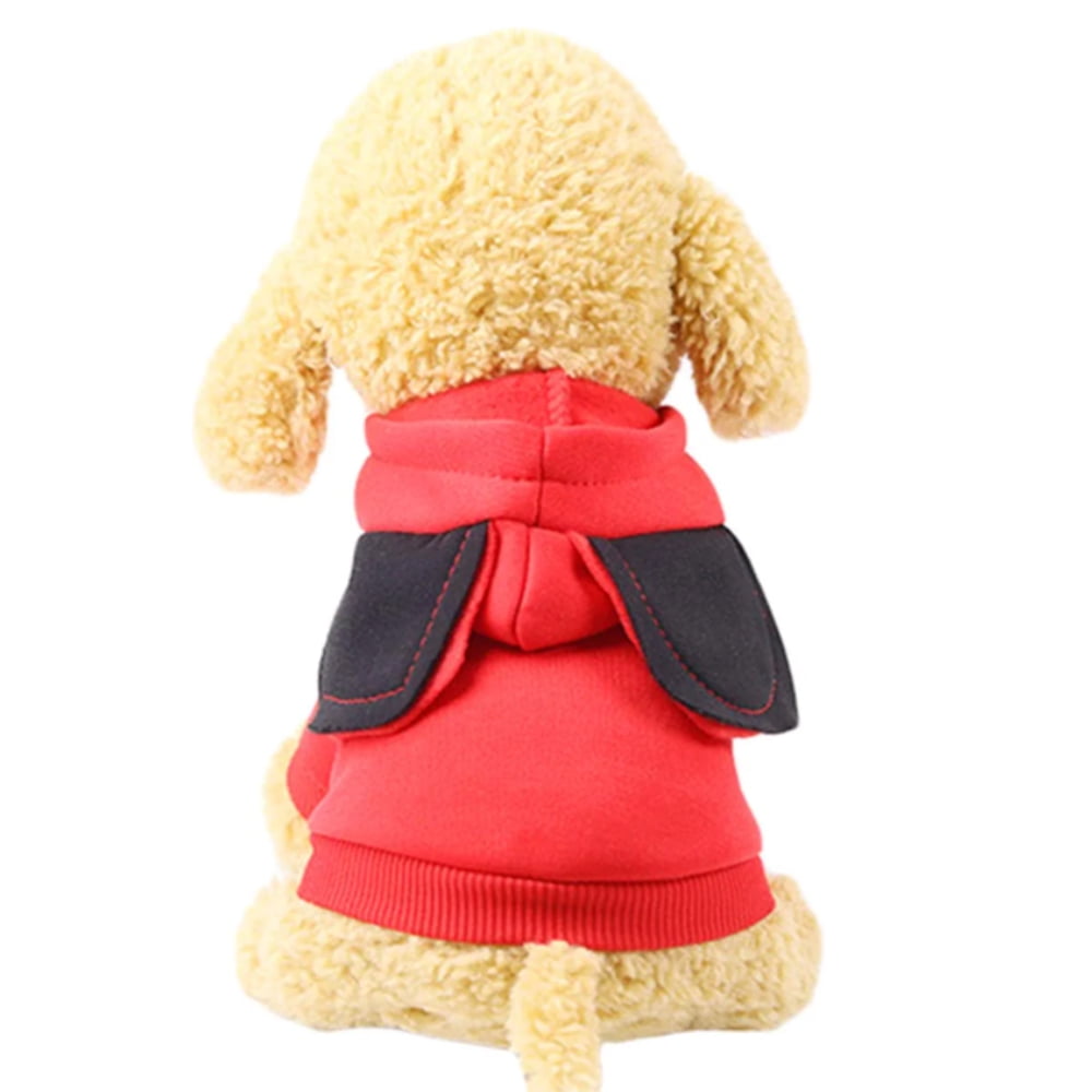 Big ears dog sweater cartoon cute dog clothes warm pet clothes in ...