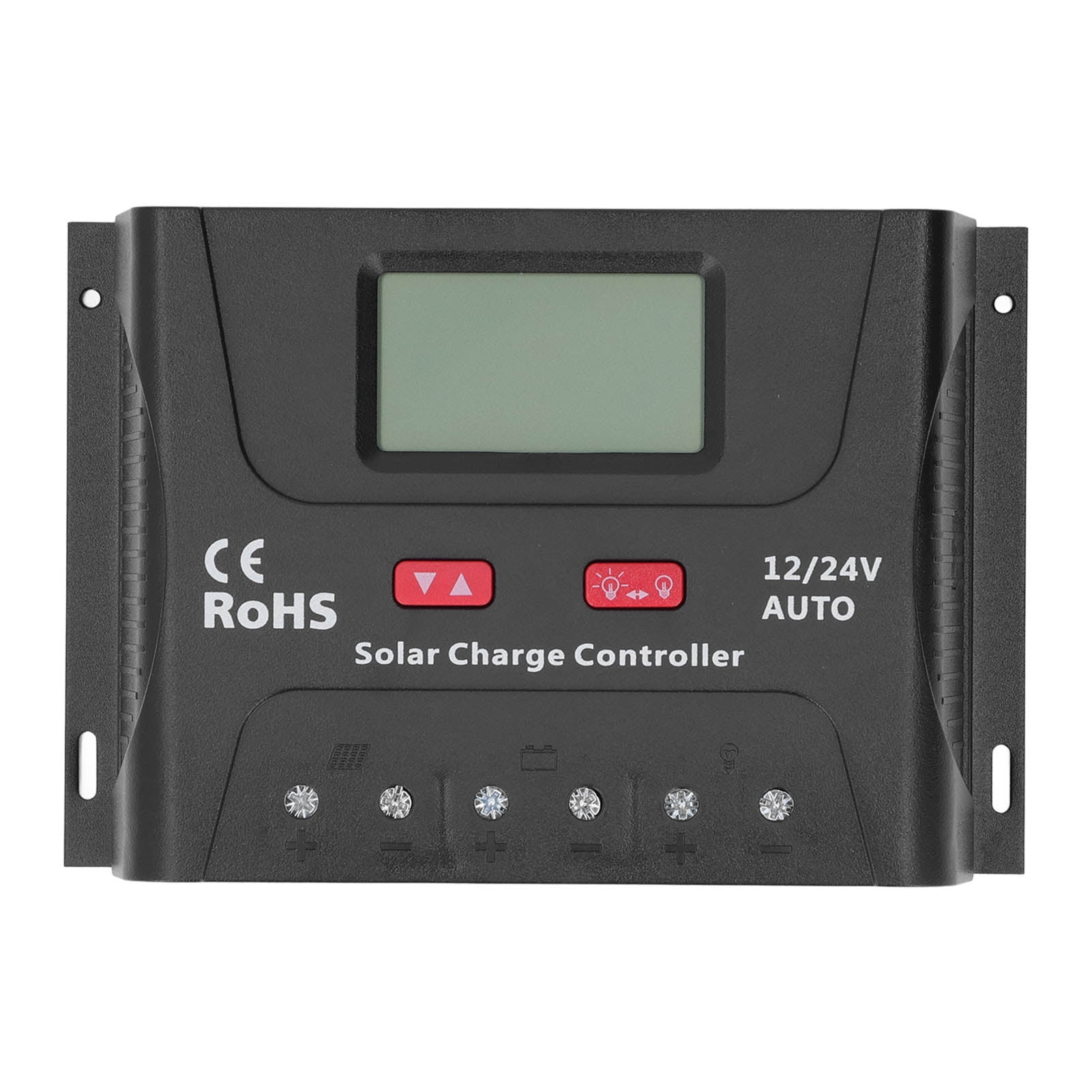 Solar Charge Controller PWM 60A Smart 12V 24V Automatic Identification LED Display with USB ...