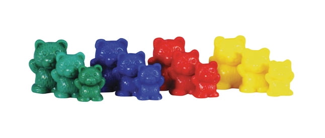 Edx Teddy Bear Manipulative Counters, Ages 4 and Up, Set of 96 ...
