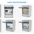 5 Way Circuit Breaker Box, IP65 Distribution Protection Box Breaker Box ...