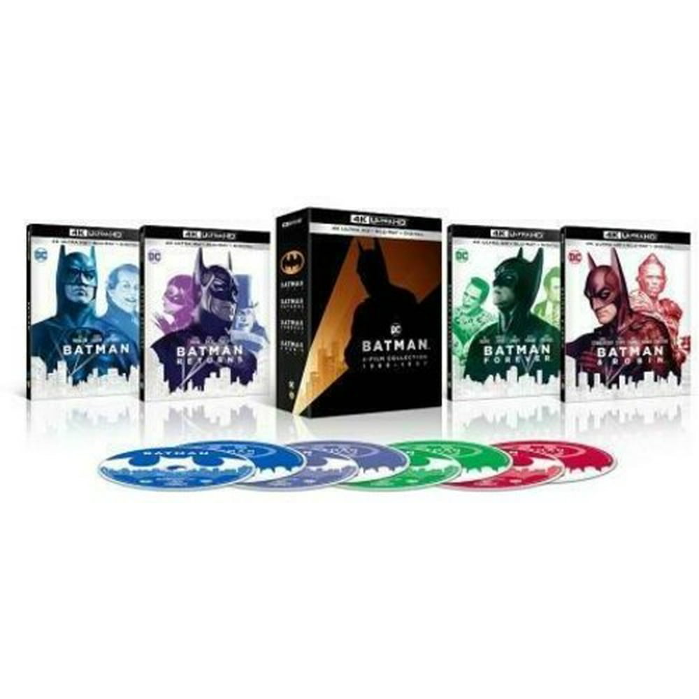 Batman 4K Film Collection (4K Ultra HD + Blu-ray) - Walmart.com ...