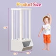 2-in-1 Vertical Stuffed Animal Storage Tower with Toy Drawer & Anti-Tip ...