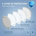 60 Packs KN95 Face Mask, 5-Ply Comfortable Filter Safety Protective ...