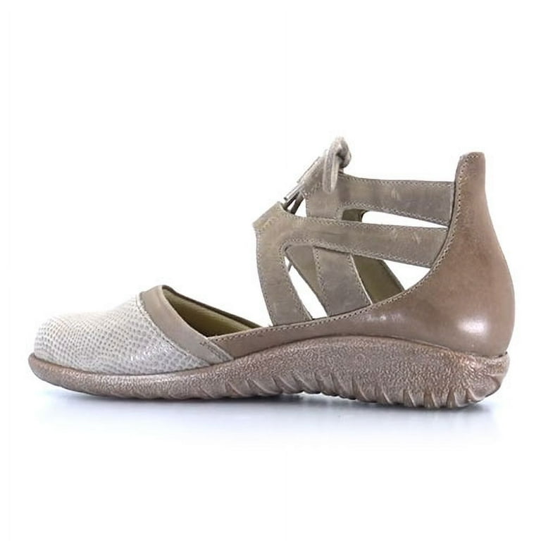 Naot Womens Kata Beige Lizard/Khaki/Tan - Walmart.com