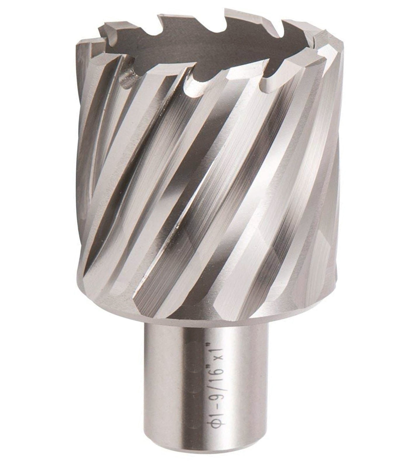 HSS Annular Cutter 1-9/16 in. x 1 in. Cutting Depth With Weldon Shank ...