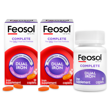 Complete Iron Supplement with Vitamin C and Ginger | 60 Vegan Mini ...