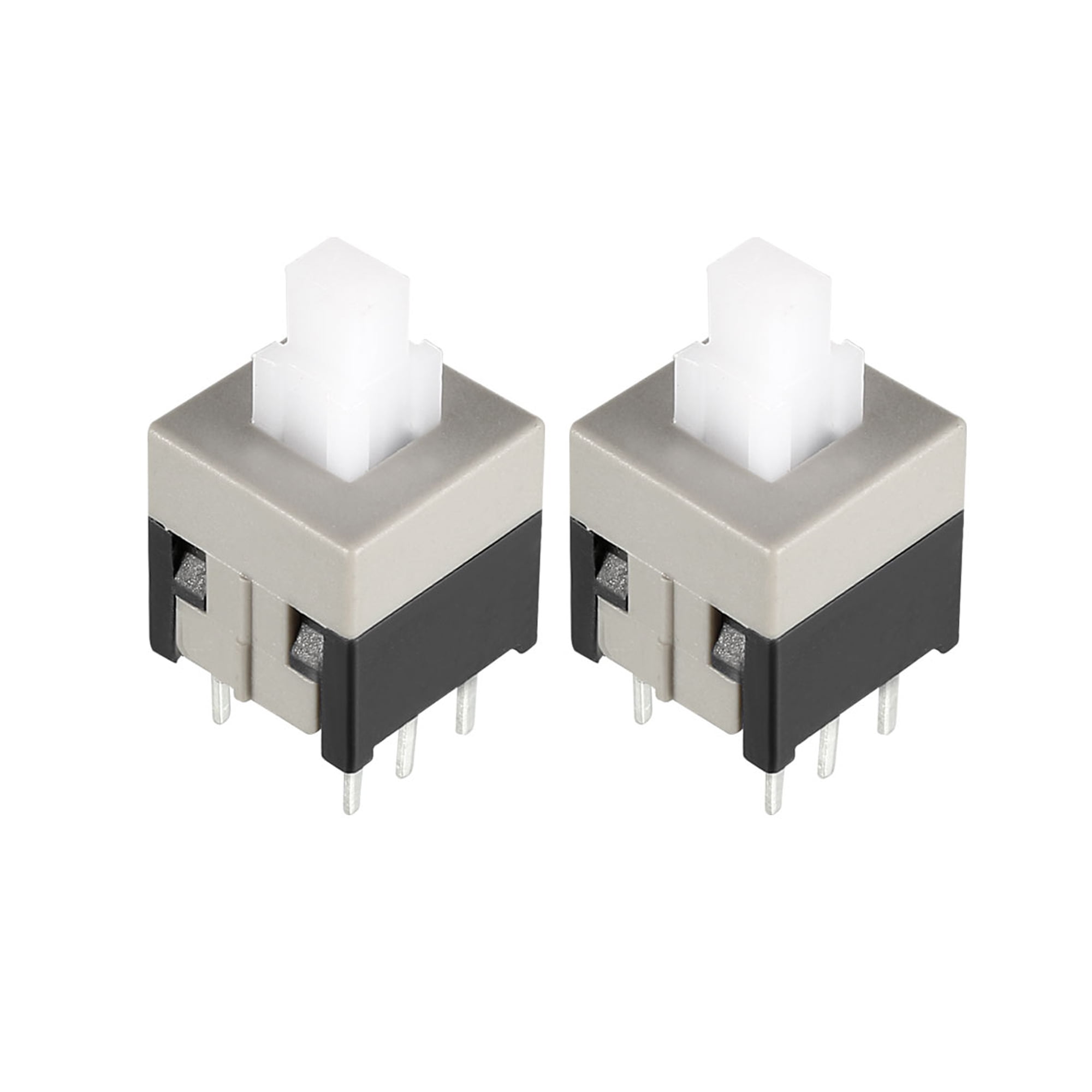 10PCS 8.5x8.5x14mm PCB DIP Tact Tactile Push Button Switch Self Lock 6 ...