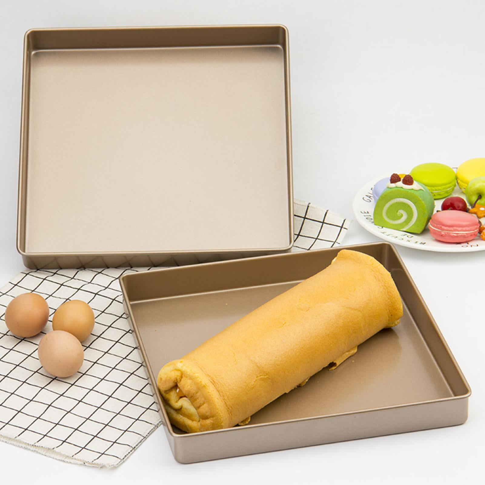 Click here for Cergrey Baking Tray 28x28x3cm Gold Aluminum Alloy... prices