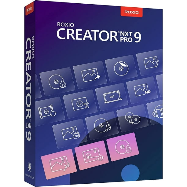 Corel RCRNXT9PRMLDVDAM Roxio Creator NXT Pro 9 Software - Walmart.com