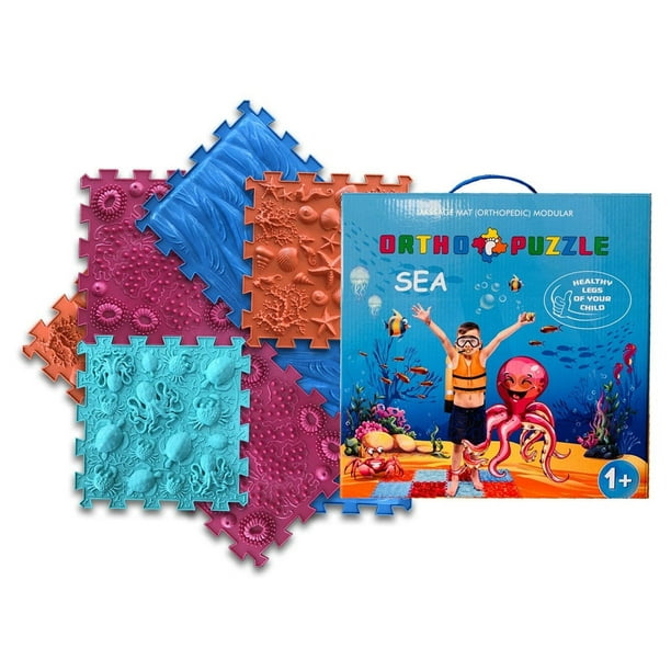 ORTHO PUZZLE orthopedic modular massage mat - SEA set - Walmart.ca