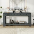 Churanty Console Table for Entryway Hallway Sofa Table with Storage ...