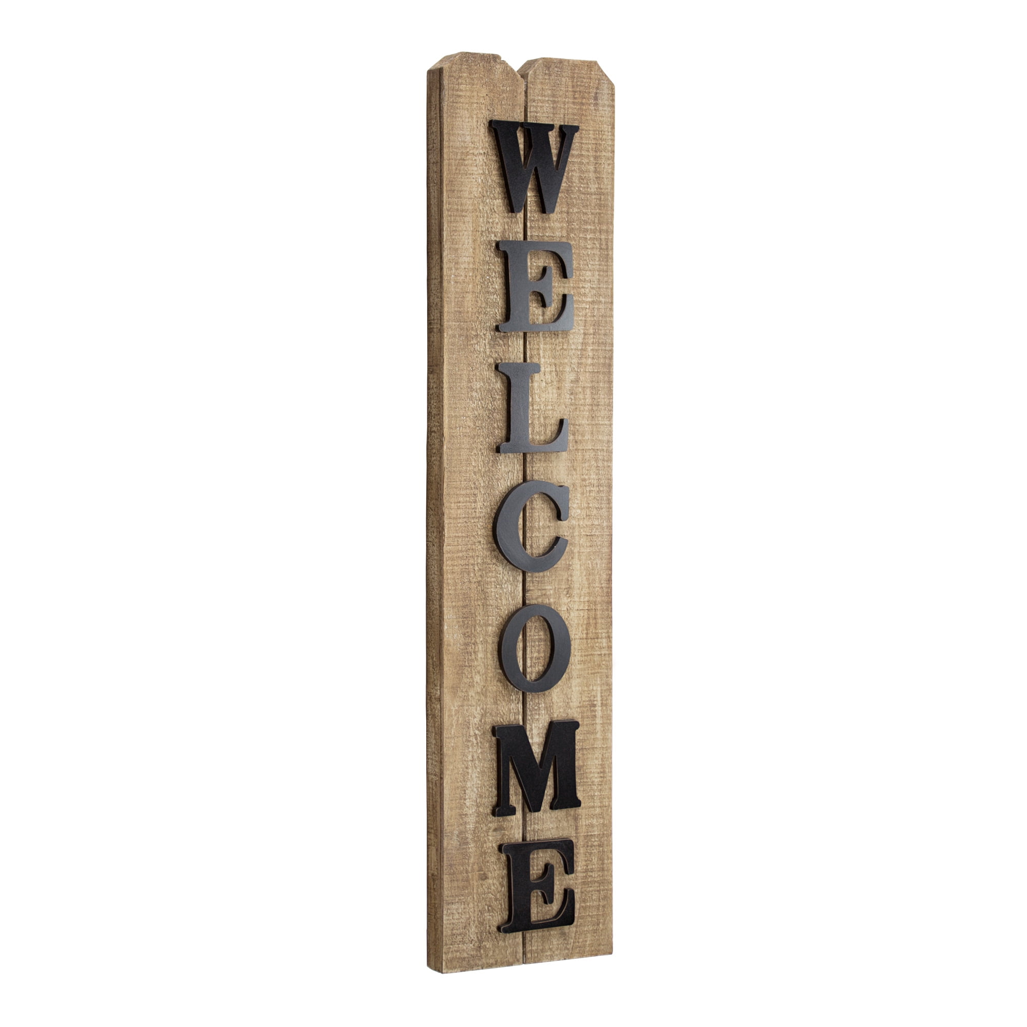 Rustic Wood Welcome Sign - Walmart.com