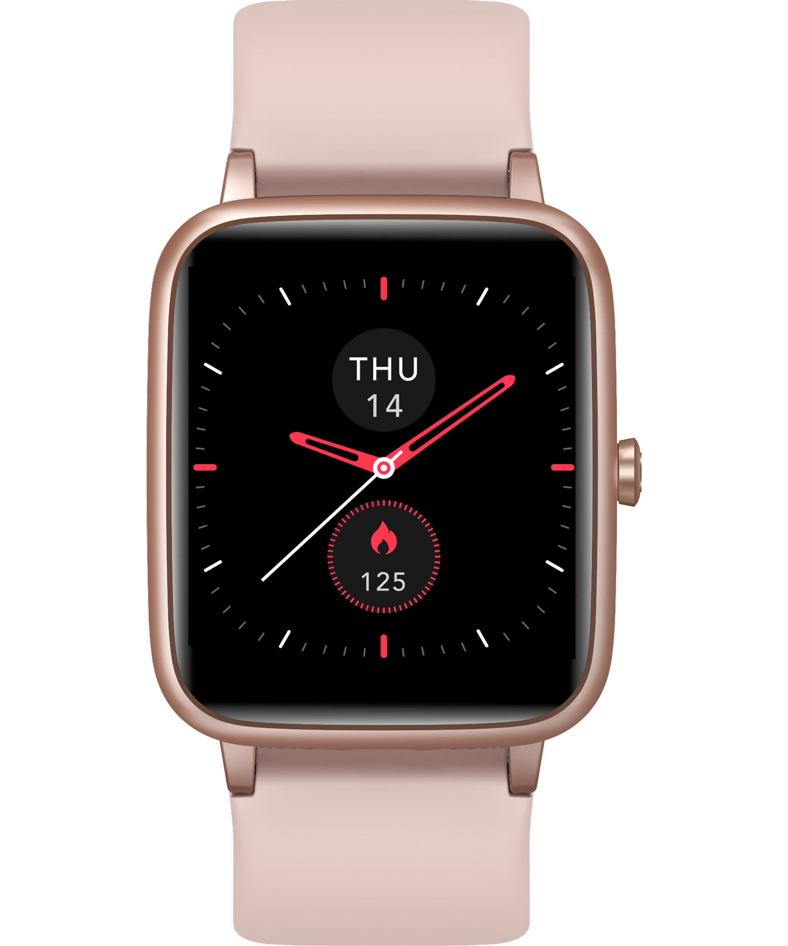 Timex iConnect Active+ 38mm Rose-Gold/Pink PU Strap Smart Watch ...