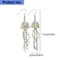 Unique Jellyfish Earrings Adornment Comfortable Jellyfish Ear Drops ...