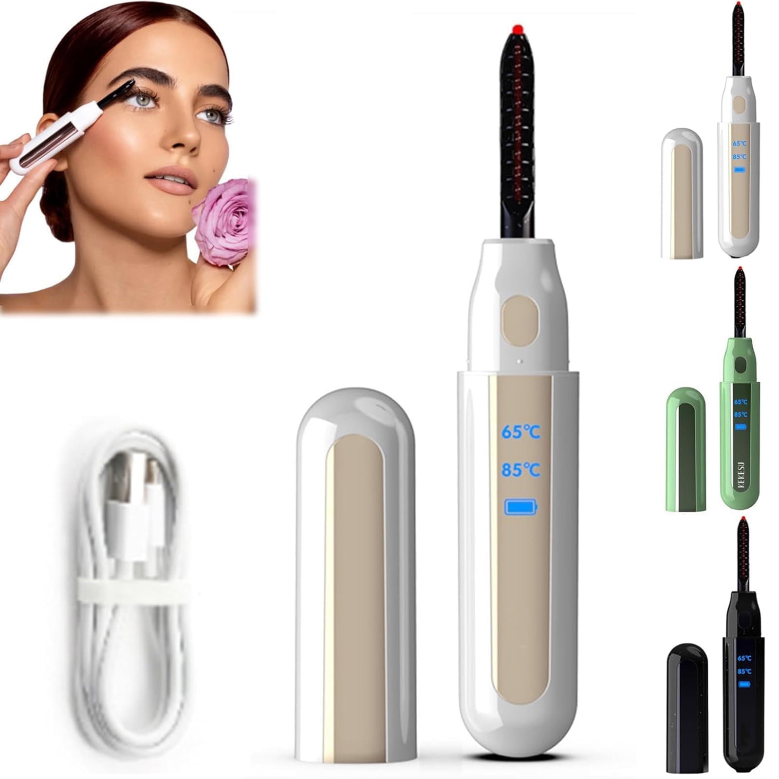 Click here for Wifklsiipg Eyelash Curler Curler Heated Eyelash Cu... prices