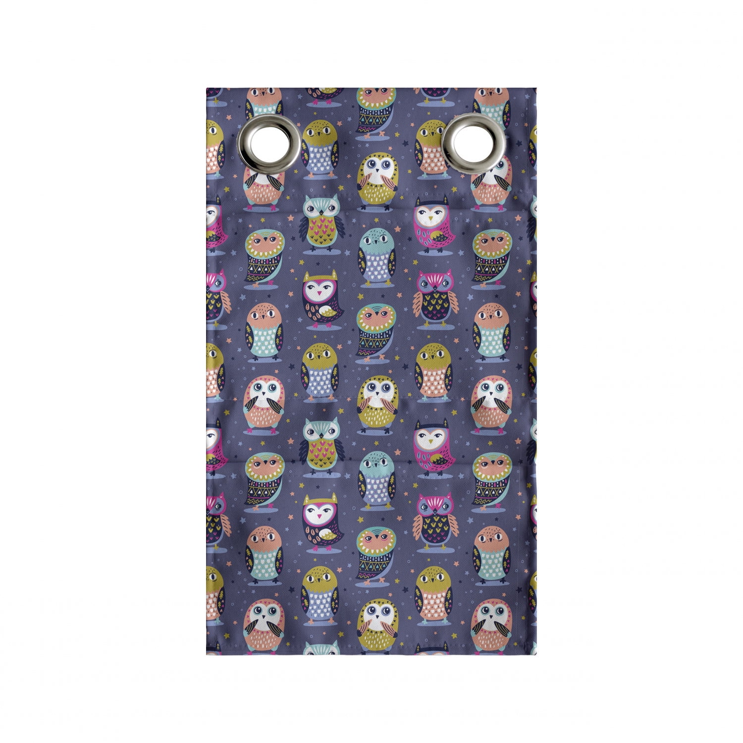 Owls Hanging Pocket Organizer, Colorful Playful Cartoon Repetitive ...