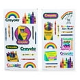 Crayola Crayon Box Retro Twist Spout Water Bottle and Sticker Set | 32 ...