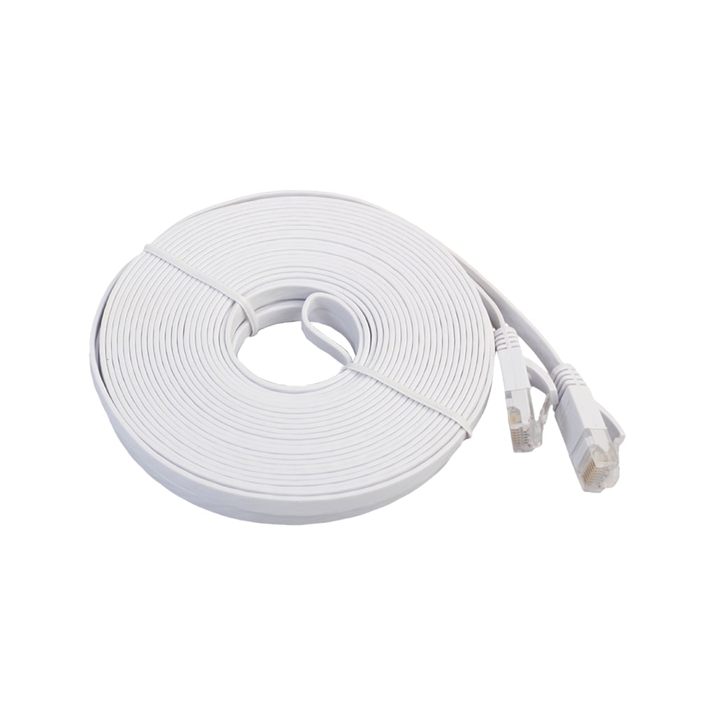 Click here for Siruishop Cable 25ft White - Flat Internet Network... prices
