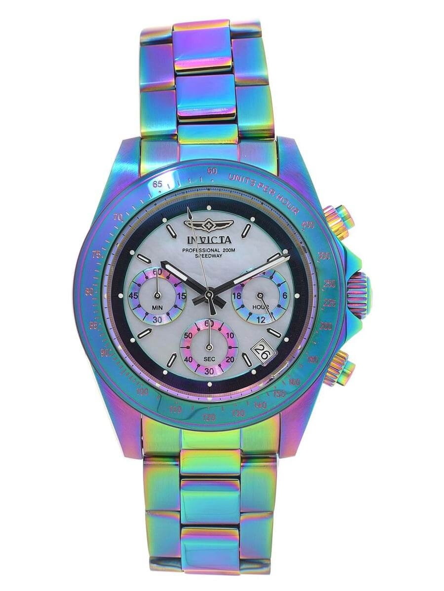 Invicta - Invicta Men's 23942 Speedway MOP Dial Chronograph Bracelet ...