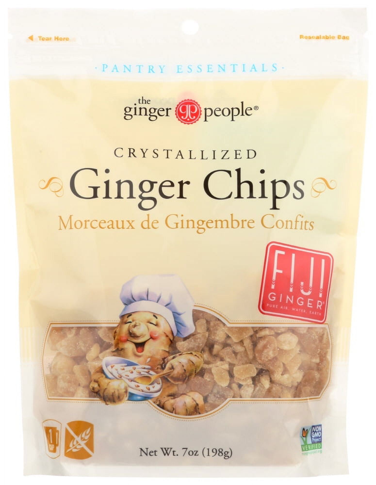 THE GINGER PEOPLE CHIPS de JENGIBRE Cristalizado, 7 OZ. | Walmart en línea