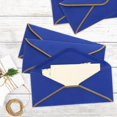 30 Packs #10 Business Envelopes 4-1/8 x 9-1/2 Inches 24 LB Blue with ...