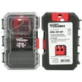 Hyper Tough 15-Piece Black Oxide Drill Bit Set with Case, 41015 ...