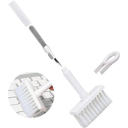 5 in 1 Keyboard Cleaner (White) Multifunctional Computer Cleaning Tool ...