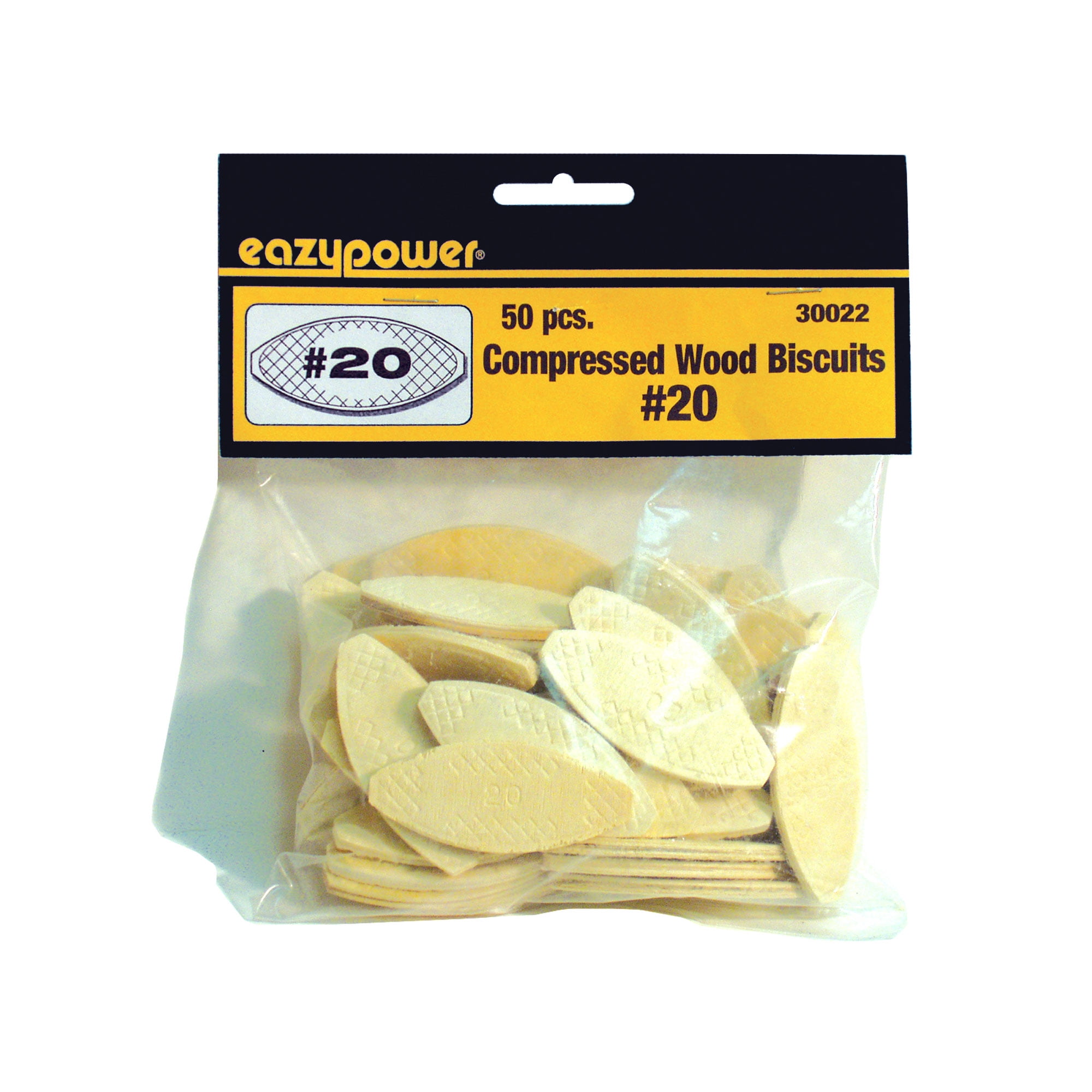 Eazypower Mini Joiner Biscuits, #20, PK50 - Walmart.com