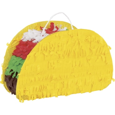 Way to Celebrate Party Multi Colors Mini Taco Pinata - 1 Piece/Pack ...