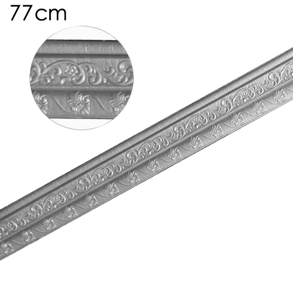 Buy Self Adhesive 3d Wall Edging Strip Border Waterproof Foam Modelling