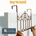 Over Door Hooks, Heavy-Duty Hanger Coat Hook,Over The Door Hanger with ...