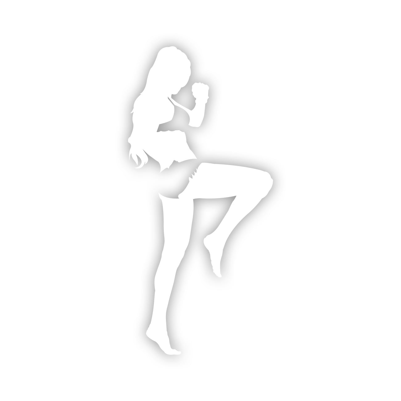 Sexy Muay Thai Sticker Decal Die Cut Self Adhesive Vinyl Weatherproof Made In Usa Many