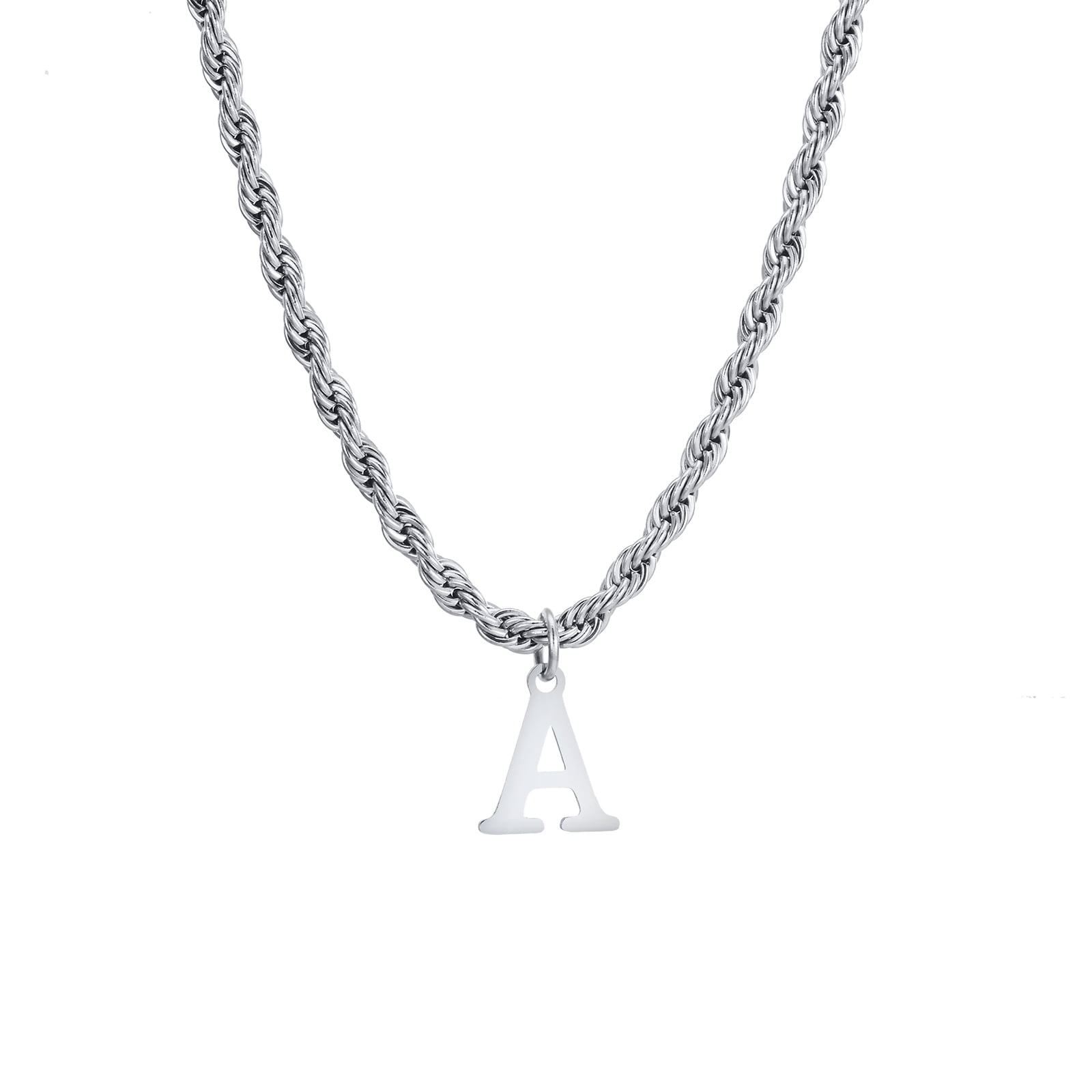 Click here for Sunziangzee Initial Letters Necklaces For Men Boys... prices