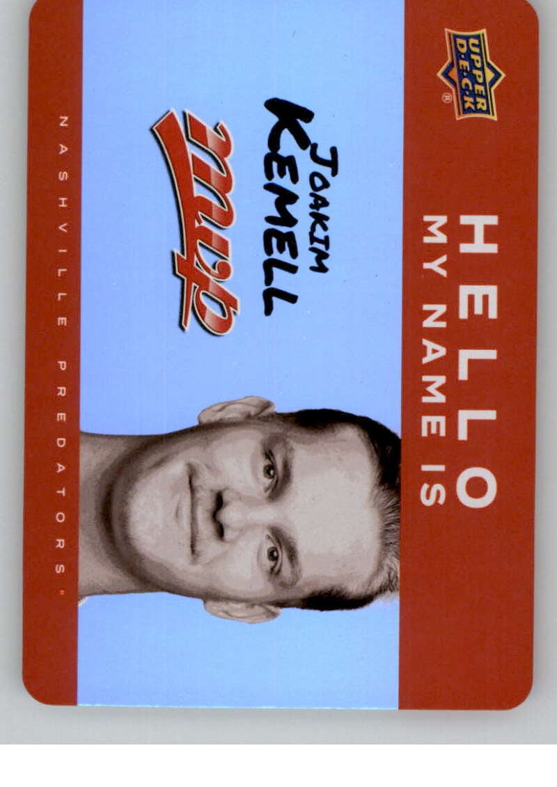 2025-26 Upper Deck MVP Hello My Name Is Stickers #HNI-18 Joakim Kemell ...